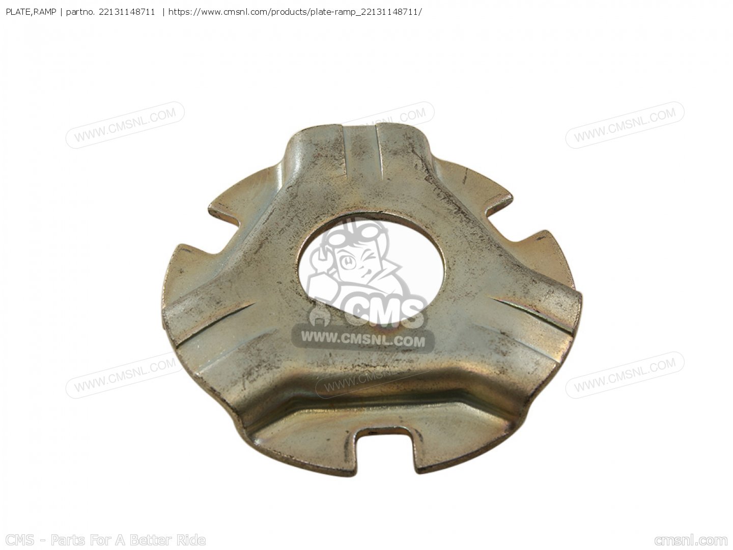 22131148711: PLATE,RAMP Honda - buy the 22131-148-711 at CMSNL