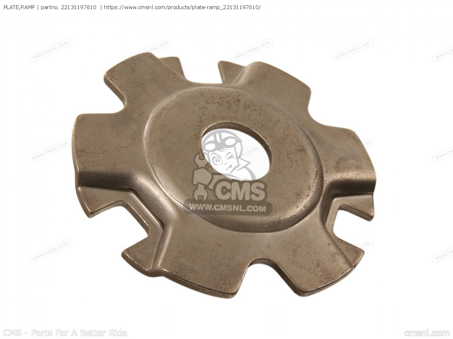 22131197610: PLATE,RAMP Honda - buy the 22131-197-610 at CMSNL