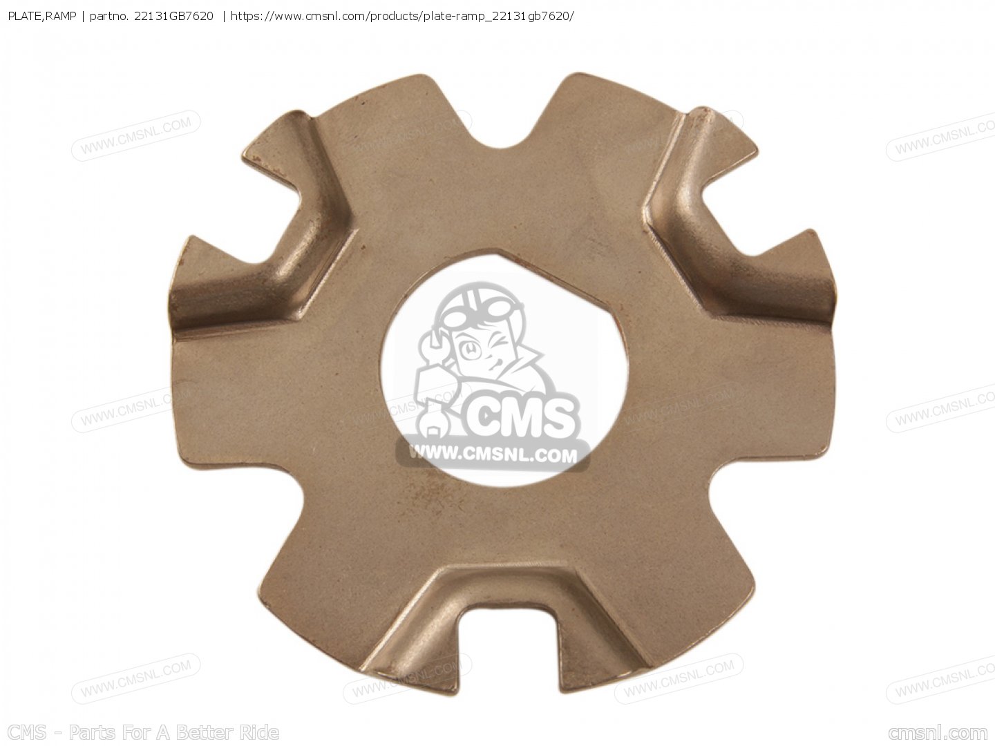 22131GB7620: Plate,ramp Honda - buy the 22131-GB7-620 at CMSNL