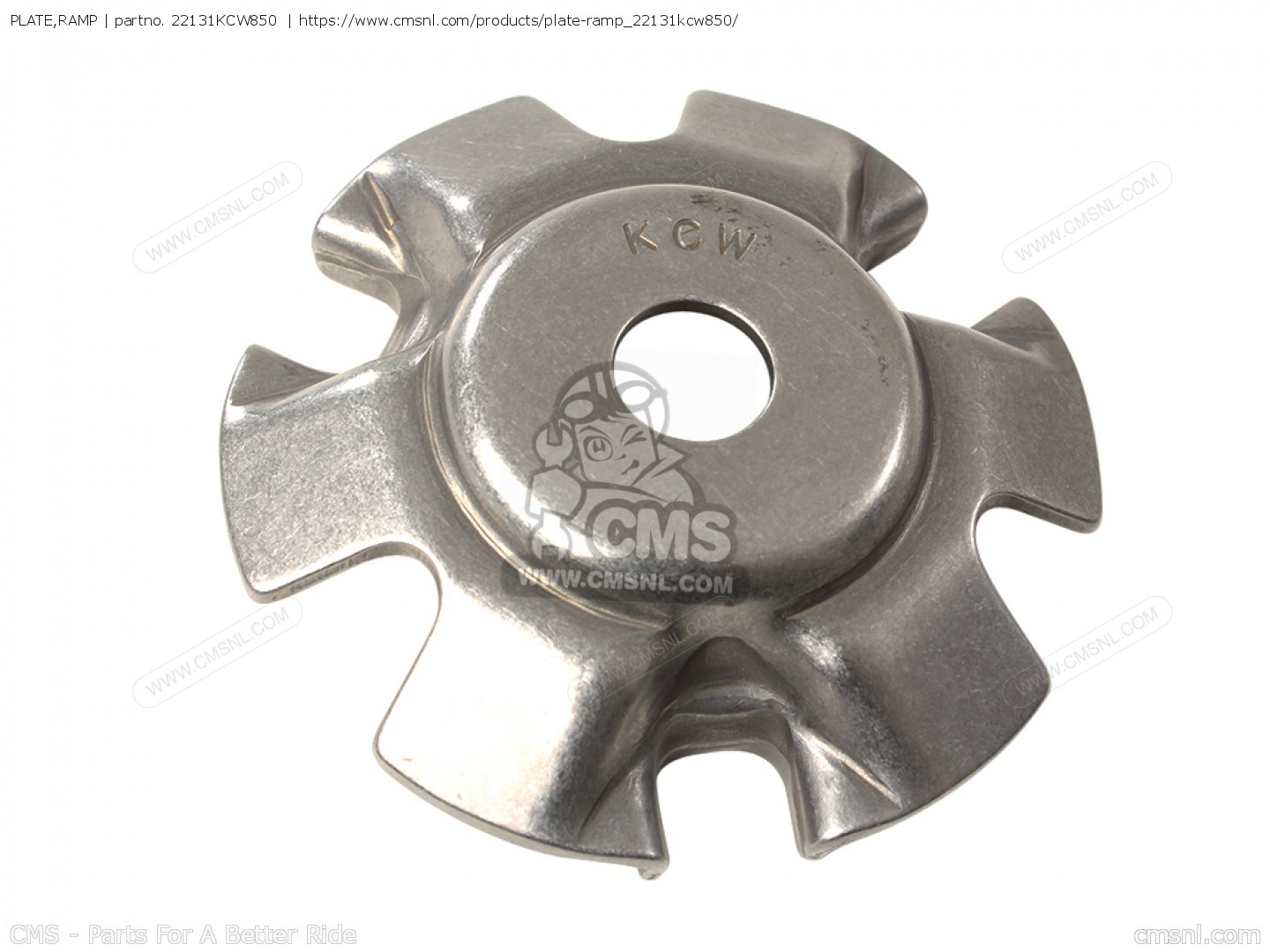 22131KCW850: PLATE,RAMP Honda - buy the 22131-KCW-850 at CMSNL