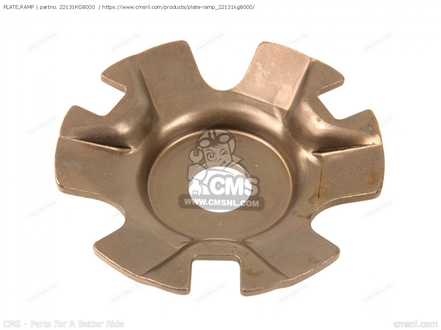 22131KG8000: Plate,ramp Honda - buy the 22131-KG8-000 at CMSNL