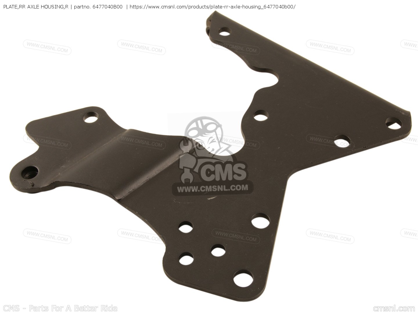 6477040B00: PLATE,RR AXLE HOUSING,R Suzuki - buy the 64770-40B00 at CMSNL