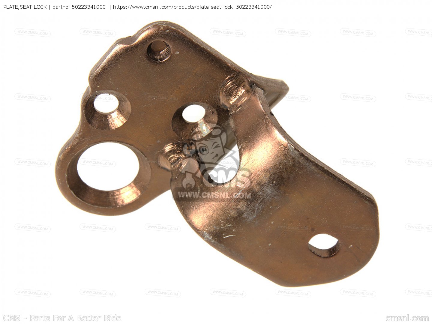 50223341000: Plate,seat Lock Honda - buy the 50223-341-000 at CMSNL