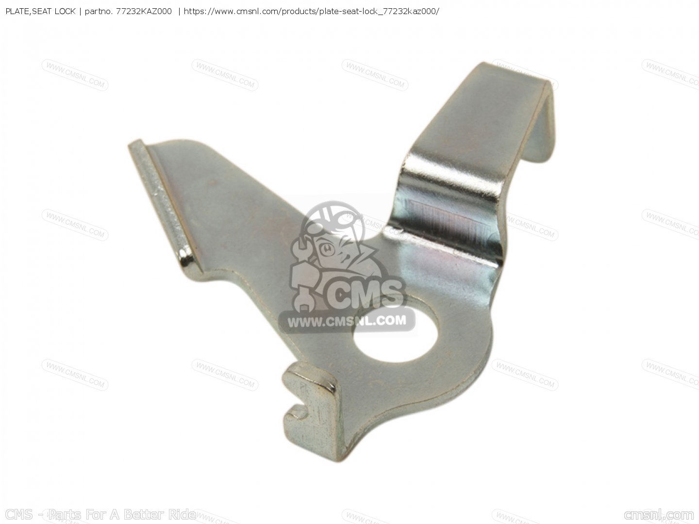 PLATE,SEAT LOCK for CBR250RR MC22 1990 (L) JAPAN - order at CMSNL