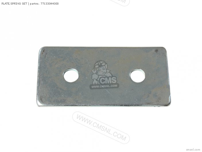77133044000: PLATE,SPRING SET Honda - buy the 77133-044-000 at CMSNL