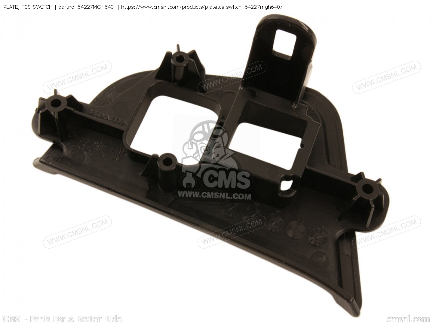 64227MGH640: PLATE,TCS SW Honda - buy the 64227-MGH-640 at CMSNL