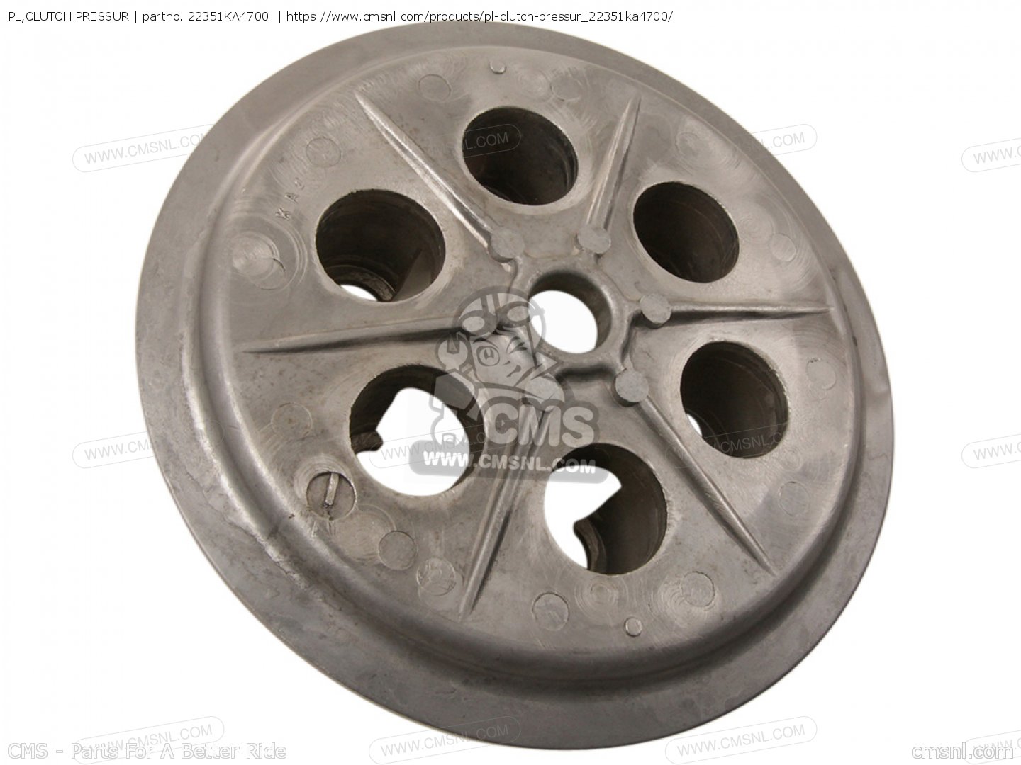 22351KA4700: PL,CLUTCH PRESSUR Honda - buy the 22351-KA4-700 at CMSNL