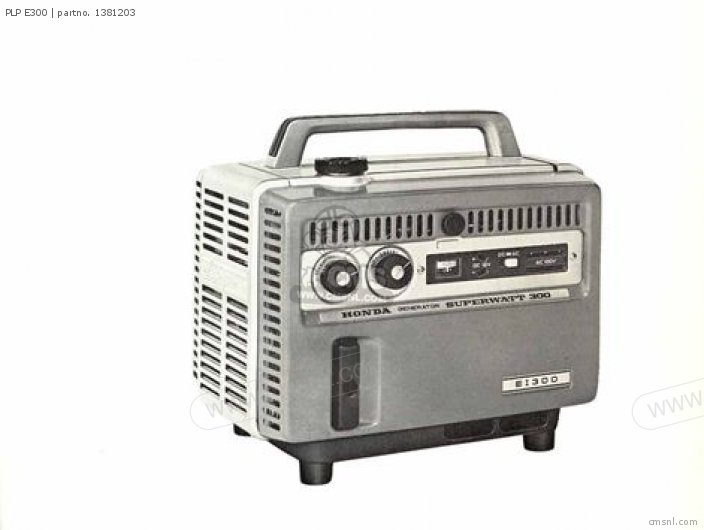 1381203: PLP E300 Honda - buy the 13812-03 at CMSNL