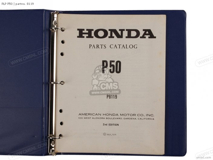 8119: Plp P50 Honda - buy the 8119 at CMSNL