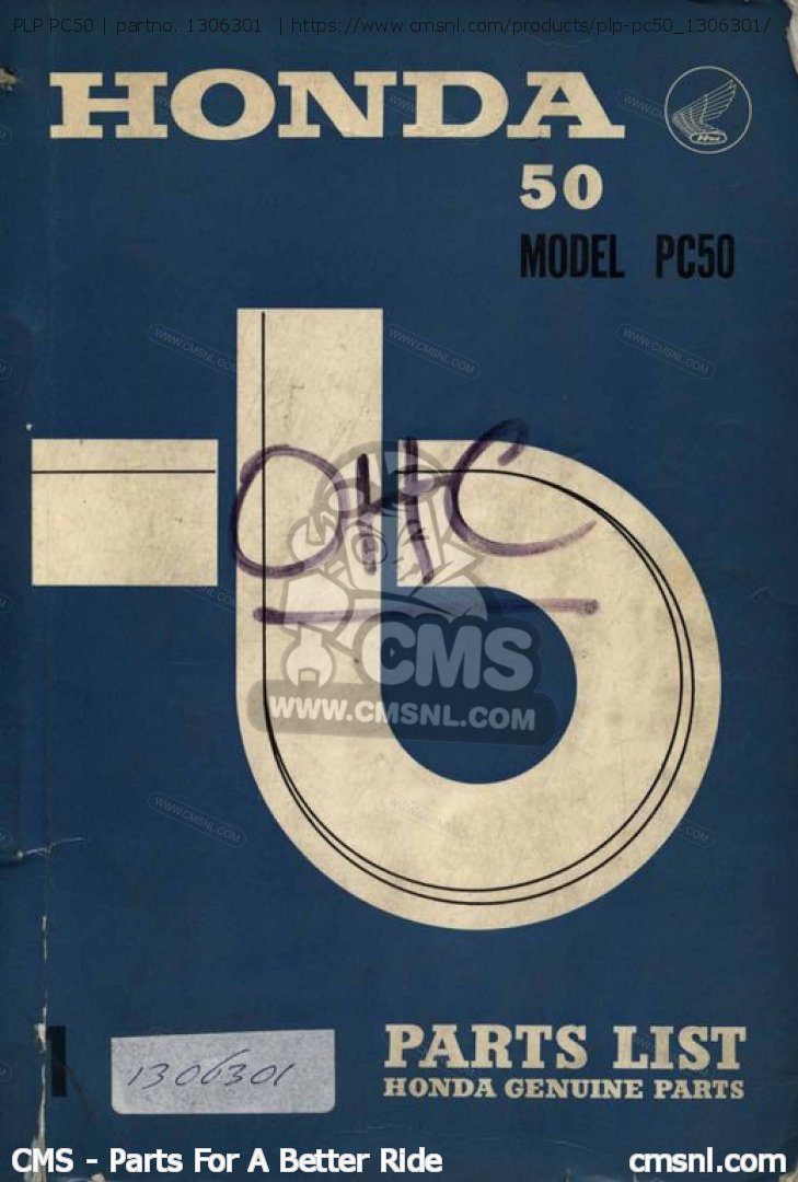 1306301: Plp Pc50 Honda - buy the 13063-01 at CMSNL