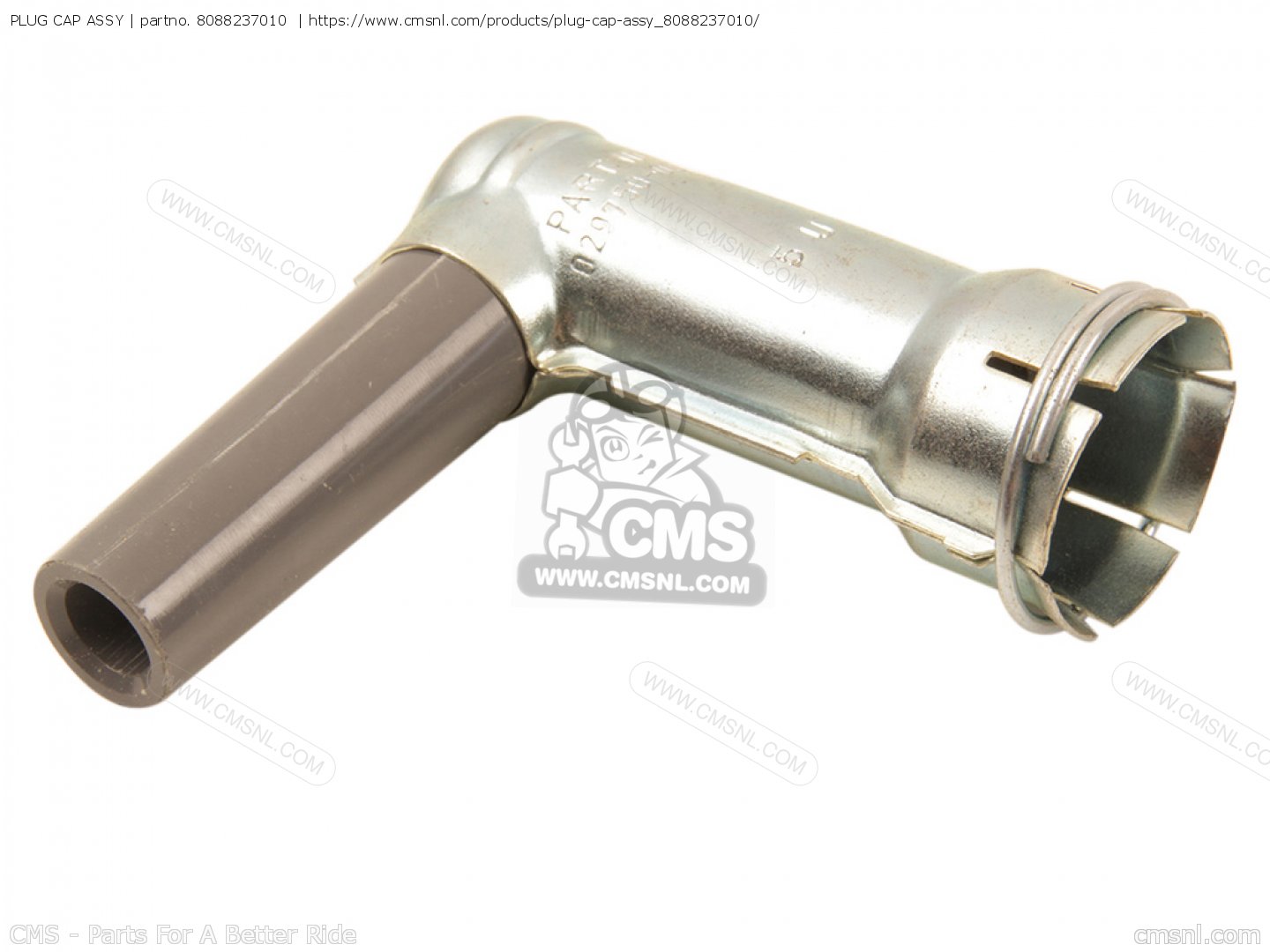 8088237010: Plug Cap Assy Yamaha - buy the 808-82370-10 at CMSNL