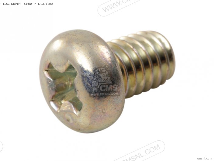 4H72311900: PLUG, DRAIN Yamaha - buy the 4H7-23119-00-00 at CMSNL