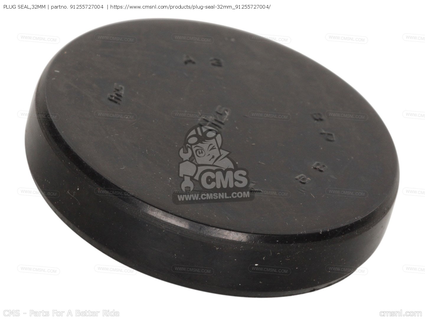 91255727004: Plug Seal,32mm Honda - buy the 91255-727-004 at CMSNL