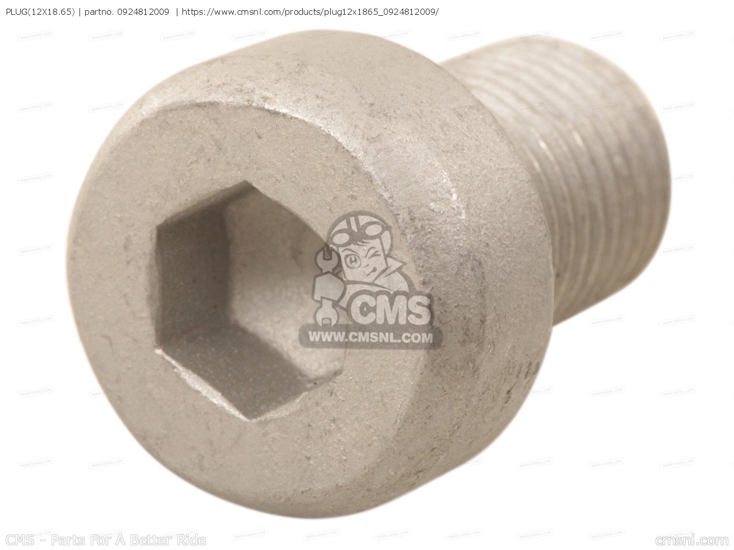 0924812009: PLUG(12X18.65) Suzuki - buy the 09248-12009 at CMSNL