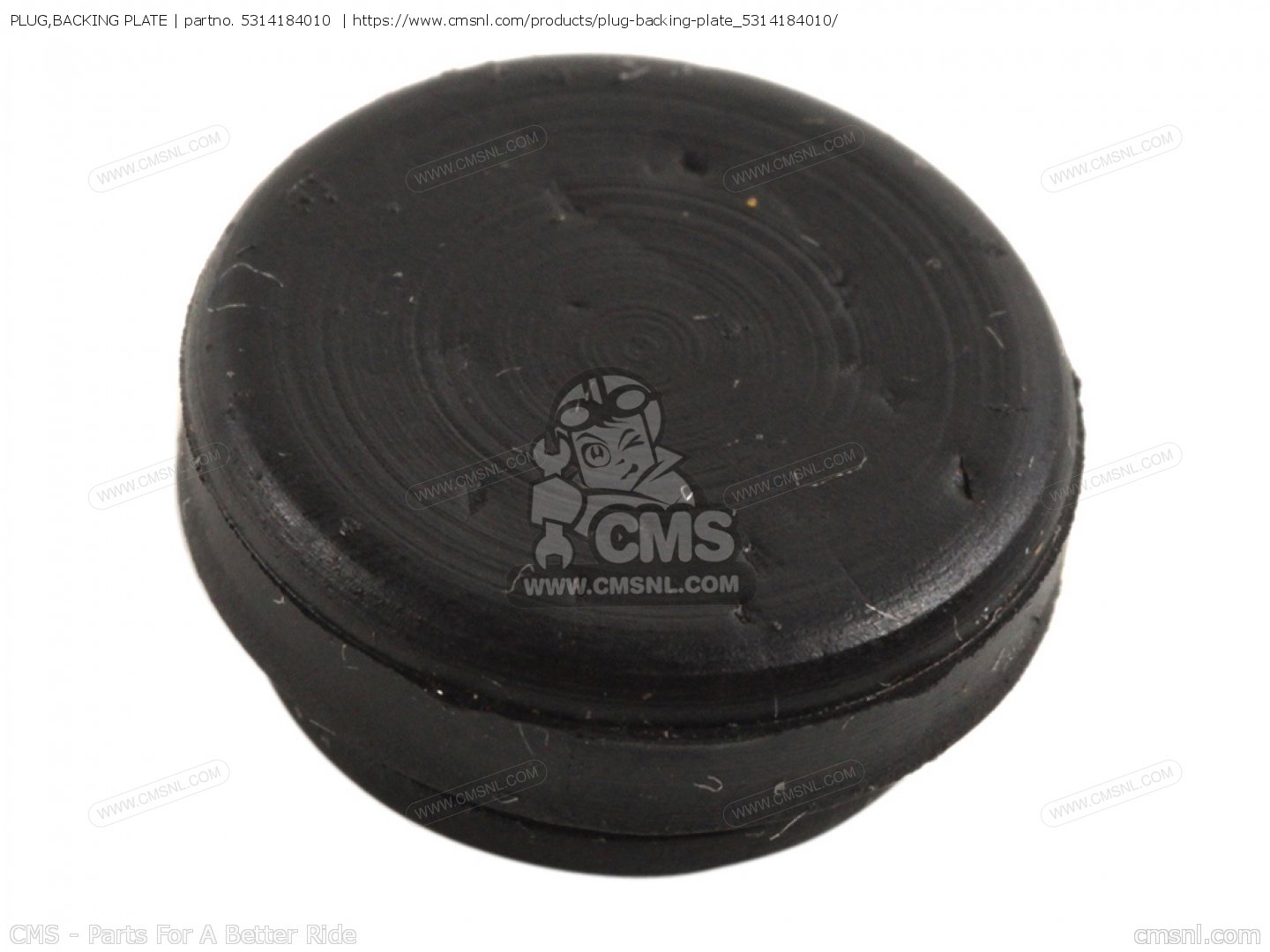 5314184010: PLUG,BACKING PLATE Suzuki - buy the 53141-84010 at CMSNL