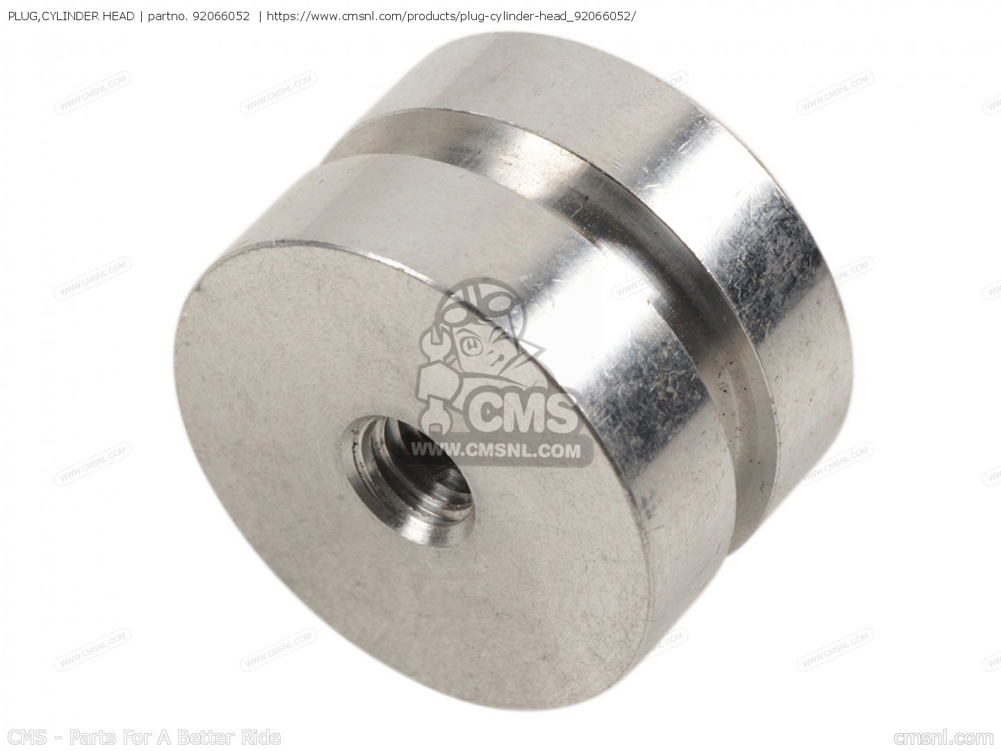 92066052: Plug,cylinder Head Kawasaki - buy the 92066-052 at CMSNL