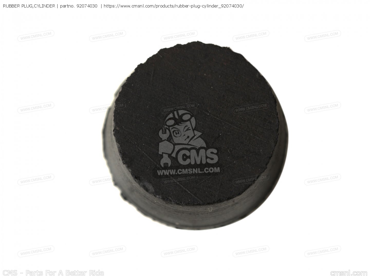 PLUG,CYLINDER,16.3X8 for Kawasaki - order at CMSNL