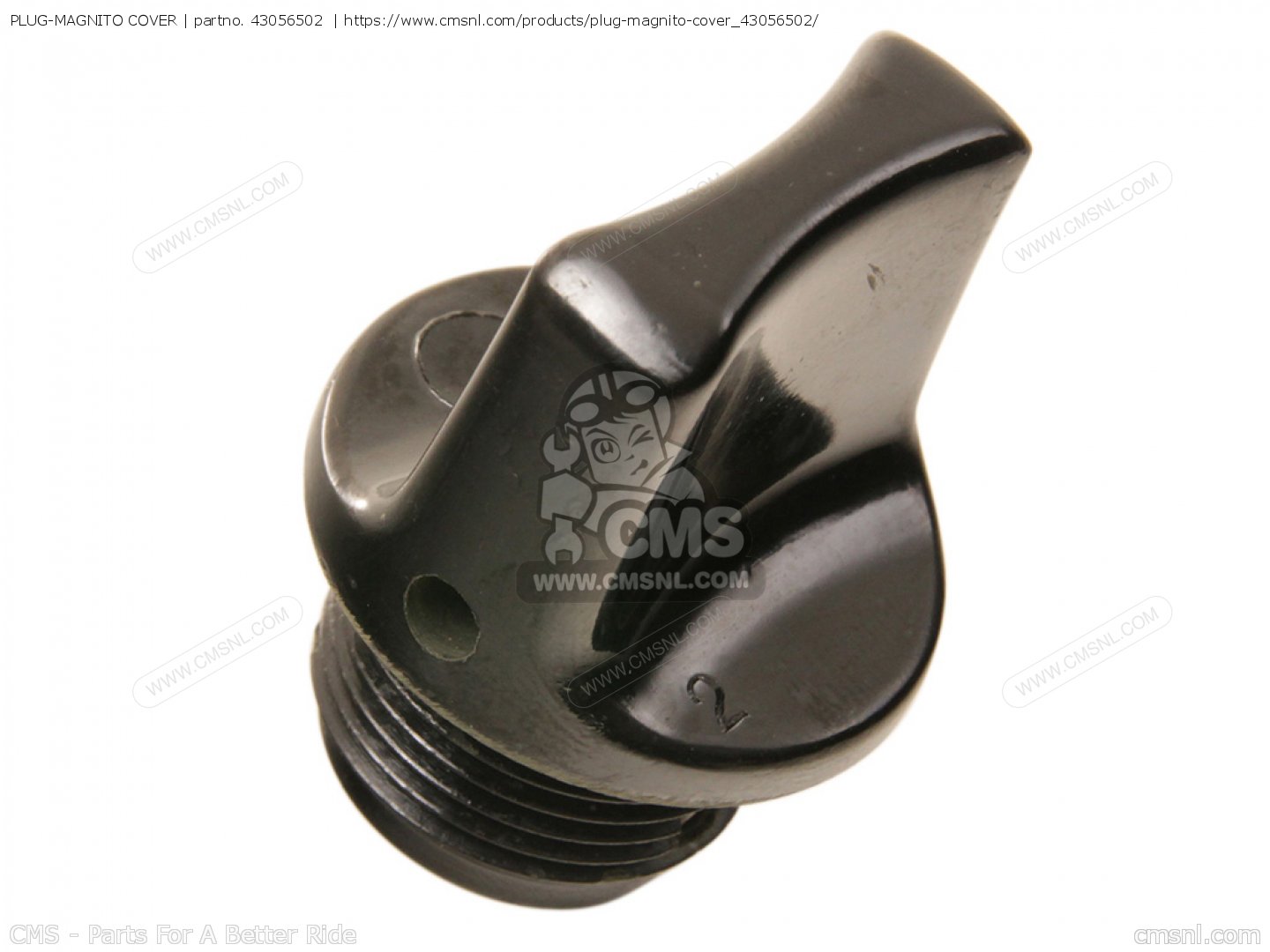43056502: PLUG-MAGNITO COVER Kawasaki - buy the 43056-502 at CMSNL