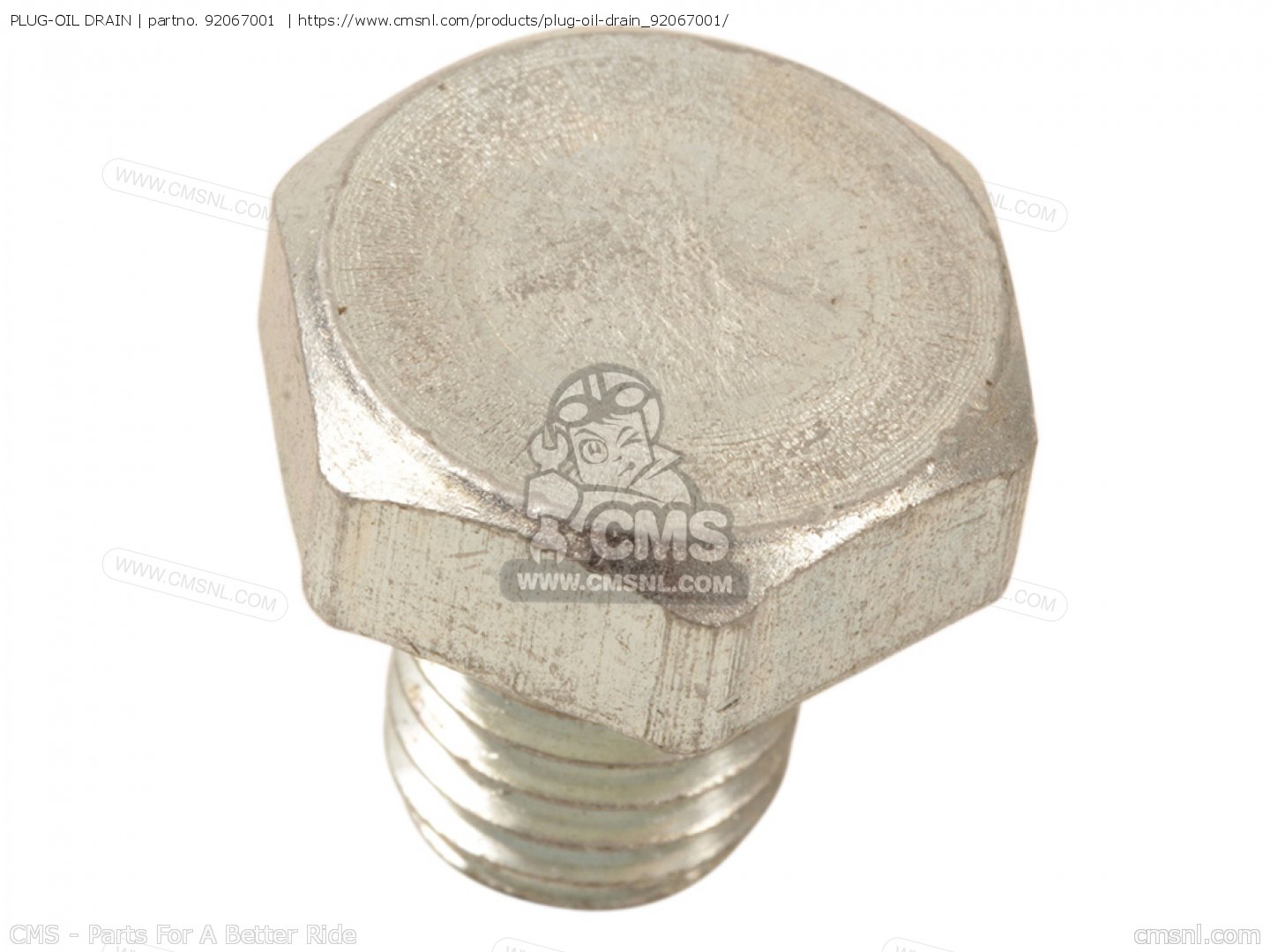 PLUG-OIL DRAIN for Kawasaki - order at CMSNL