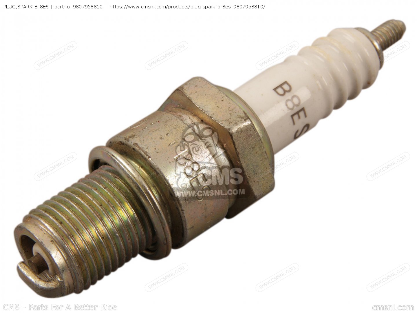 9807958810: PLUG,SPARK B-8ES Honda - buy the 98079-58810 at CMSNL