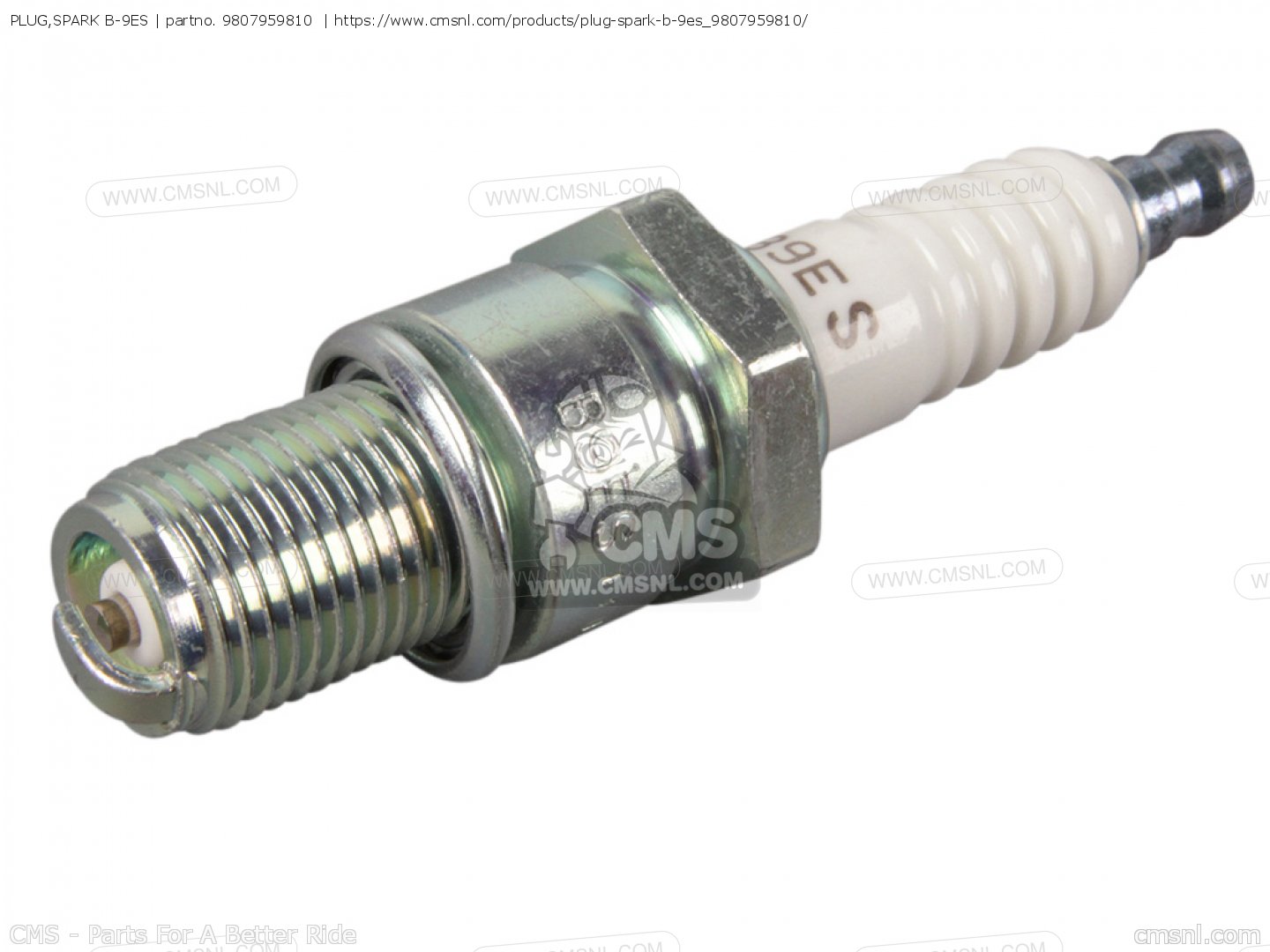 9807959810: PLUG,SPARK B-9ES Honda - buy the 98079-59810 at CMSNL