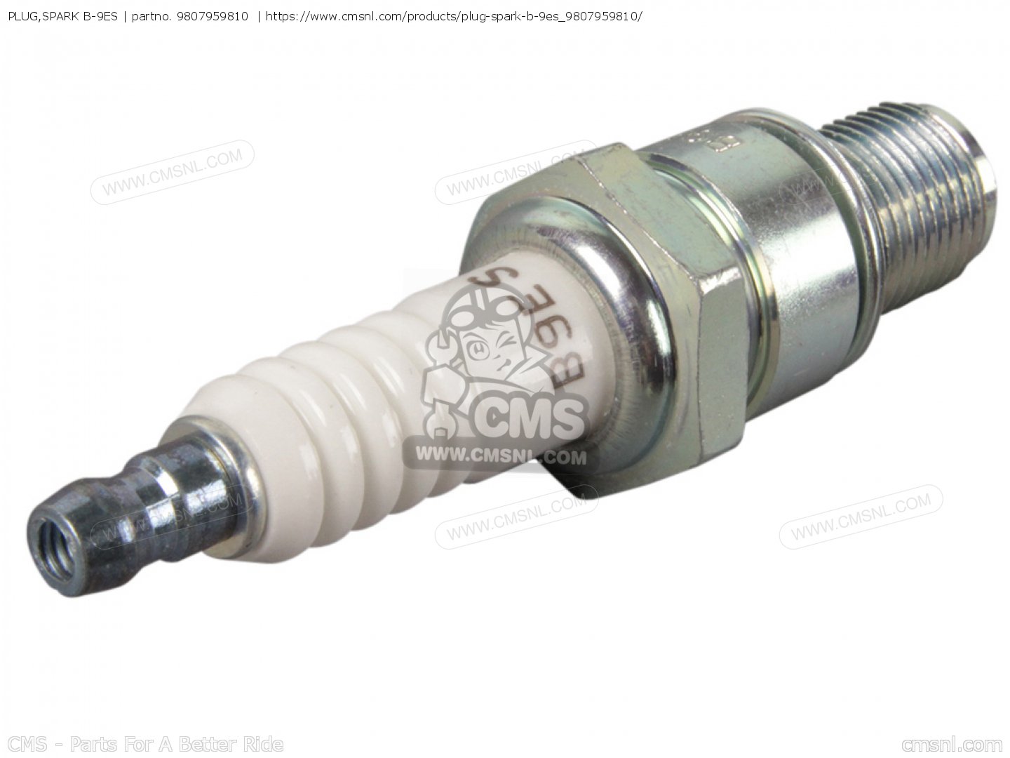 9807959810: PLUG,SPARK B-9ES Honda - buy the 98079-59810 at CMSNL
