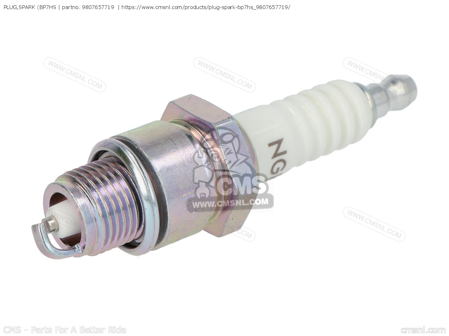 9807657719: PLUG,SPARK (BP7HS Honda - buy the 98076-57719 at CMSNL