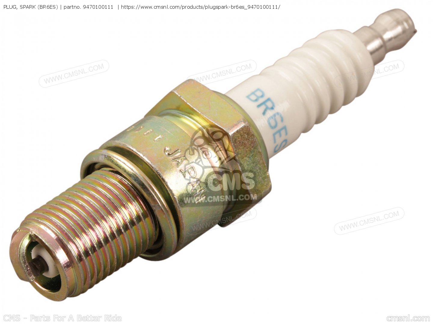9470100111: Plug, Spark (br6es) Yamaha - buy the 94701-00111 at CMSNL