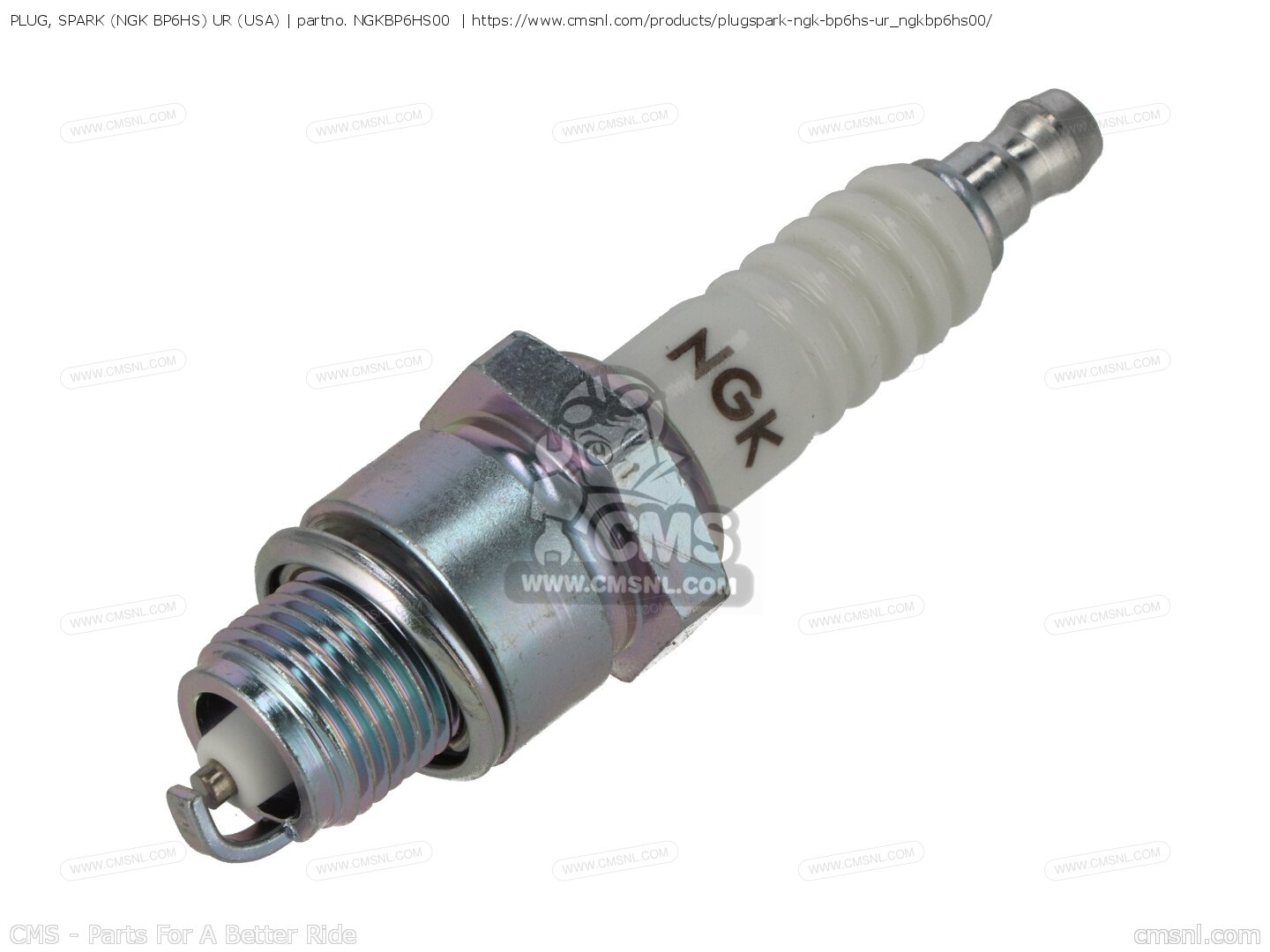 NGKBP6HS00: Plug, Spark (ngk Bp6hs) Ur (usa) Yamaha - buy the NGK-BP6HS ...