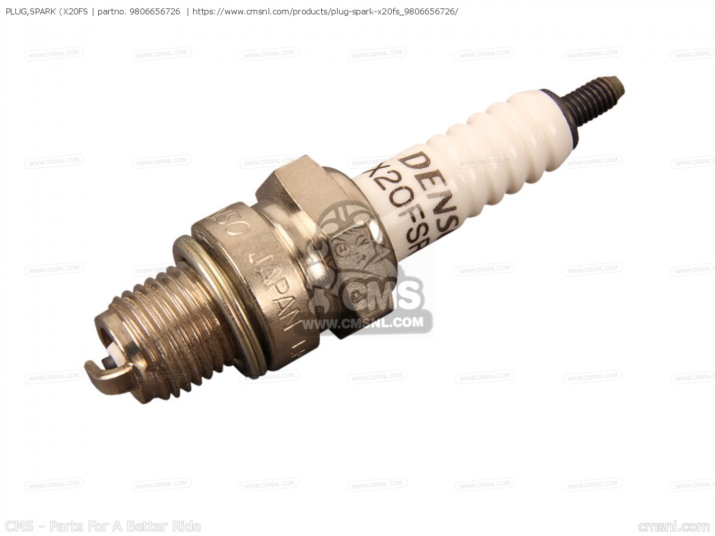 PLUG,SPARK (X20FS for ST90 TRAILSPORT 1975 K2 USA - order at CMSNL