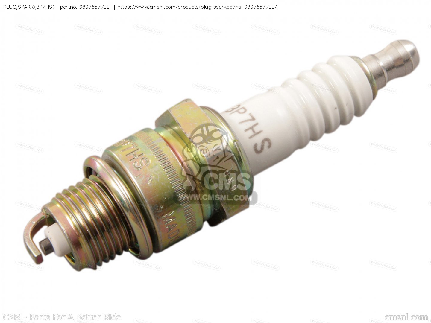 9807657711: Plug,spark(bp7hs) Honda - buy the 98076-57711 at CMSNL
