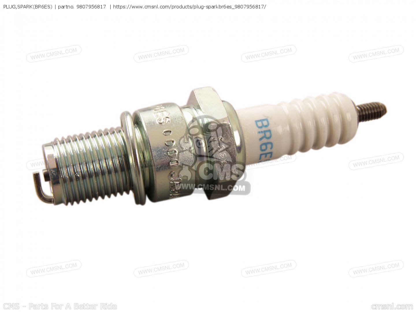 PLUG,SPARK(BR6ES) for Honda - order at CMSNL
