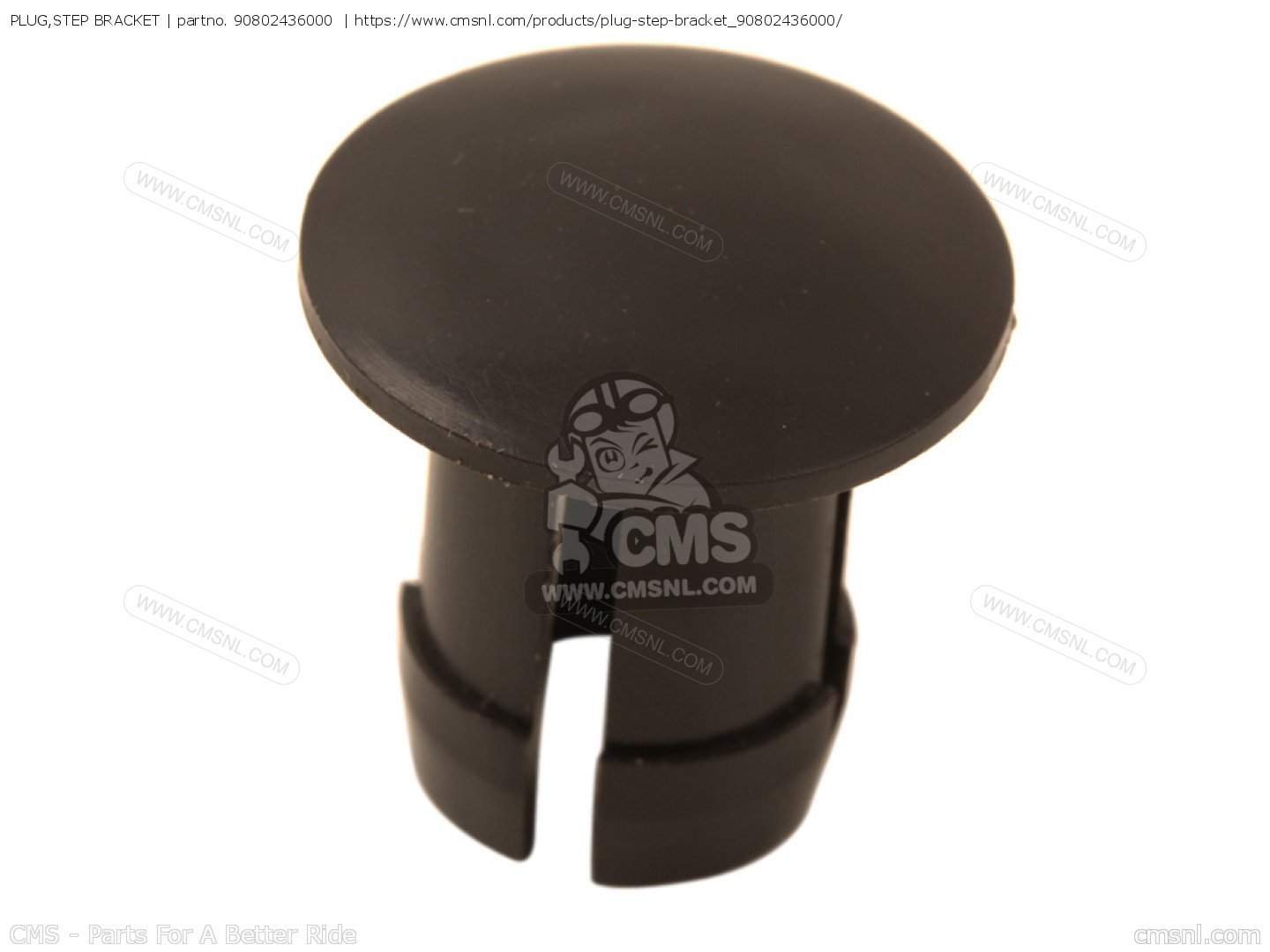 90802436000: PLUG,STEP BRACKET Honda - buy the 90802-436-000 at CMSNL