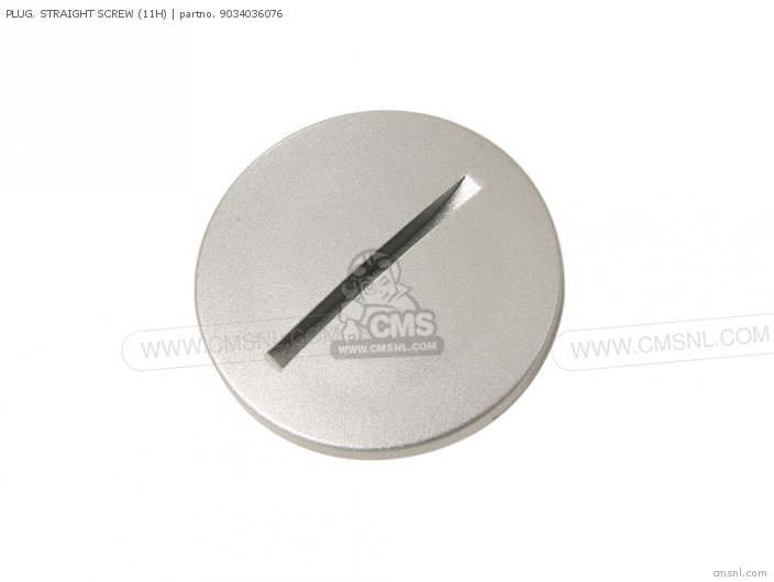 9034036076: Plug, Straight Screw (11h) Yamaha - buy the 90340-36076 at ...