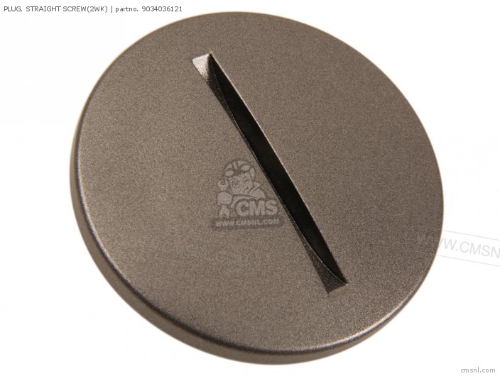 9034036121: Plug, Straight Screw(2wk) Yamaha - buy the 90340-36121 at CMSNL