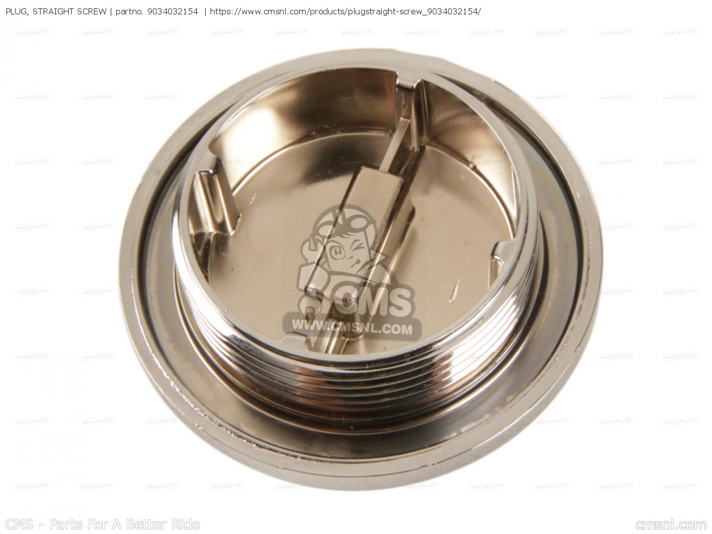 9034032154: Plug, Straight Screw Yamaha - buy the 90340-32154 at CMSNL