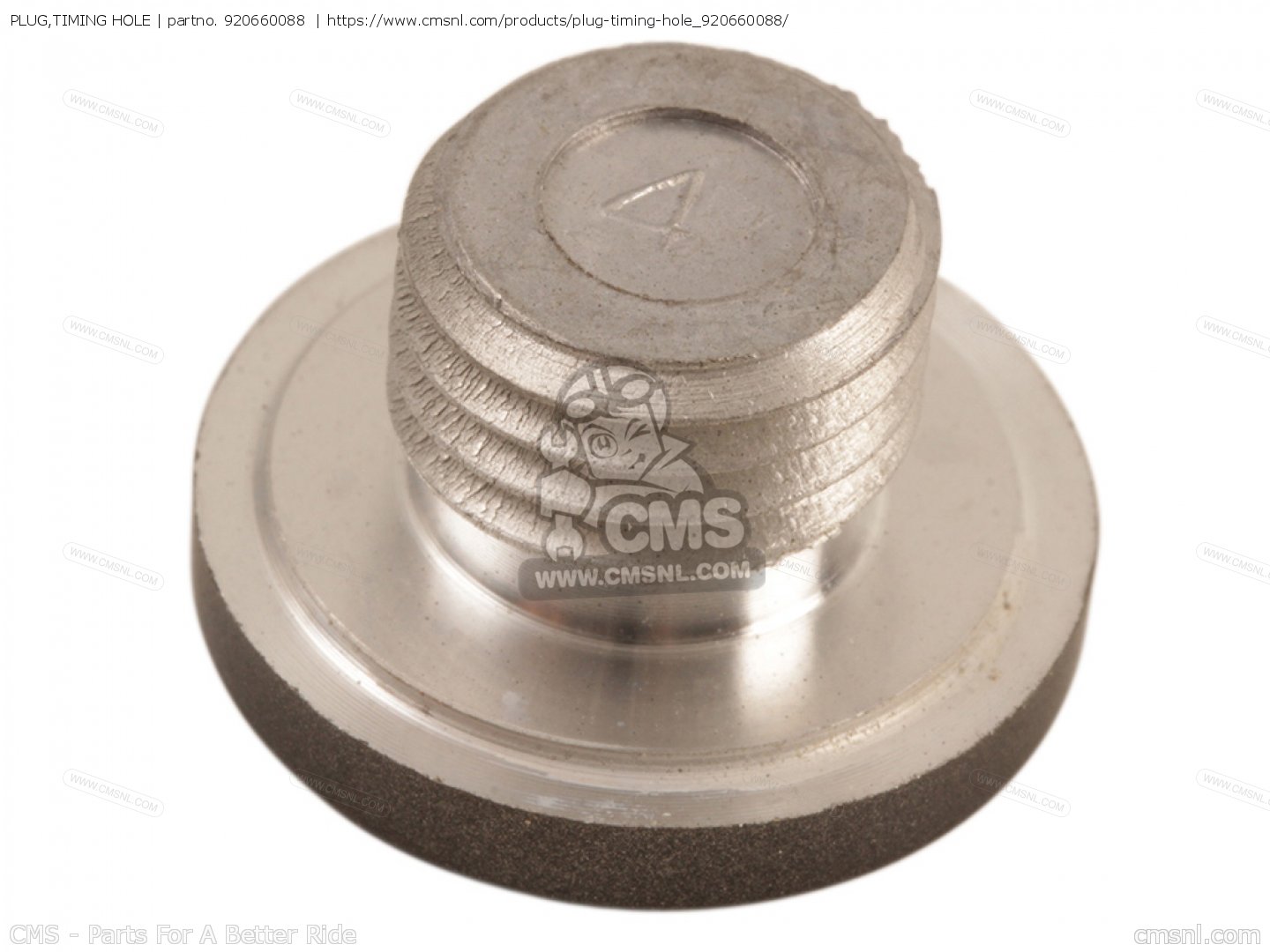 920660088: PLUG,TIMING HOLE Kawasaki - buy the 92066-0088 at CMSNL