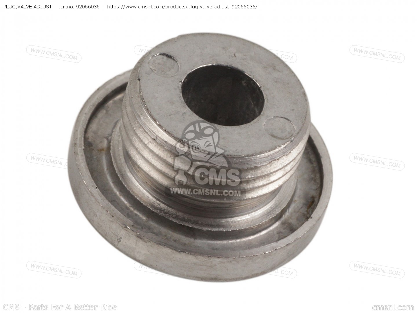 92066036: Plug,valve Adjust Kawasaki - buy the 92066-036 at CMSNL