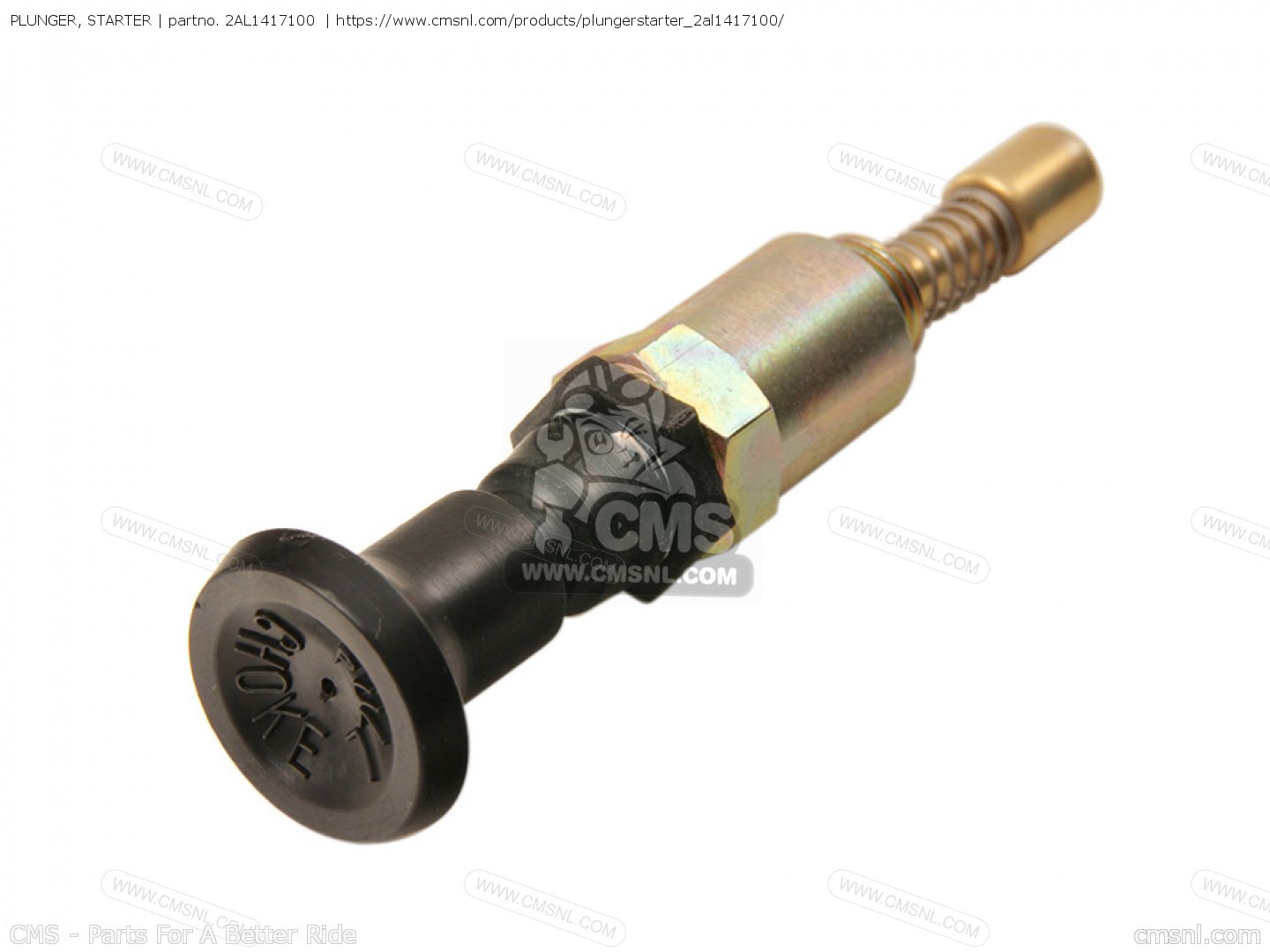2AL1417100: PLUNGER, STARTER Yamaha - buy the 2AL-14171-00-00 at CMSNL
