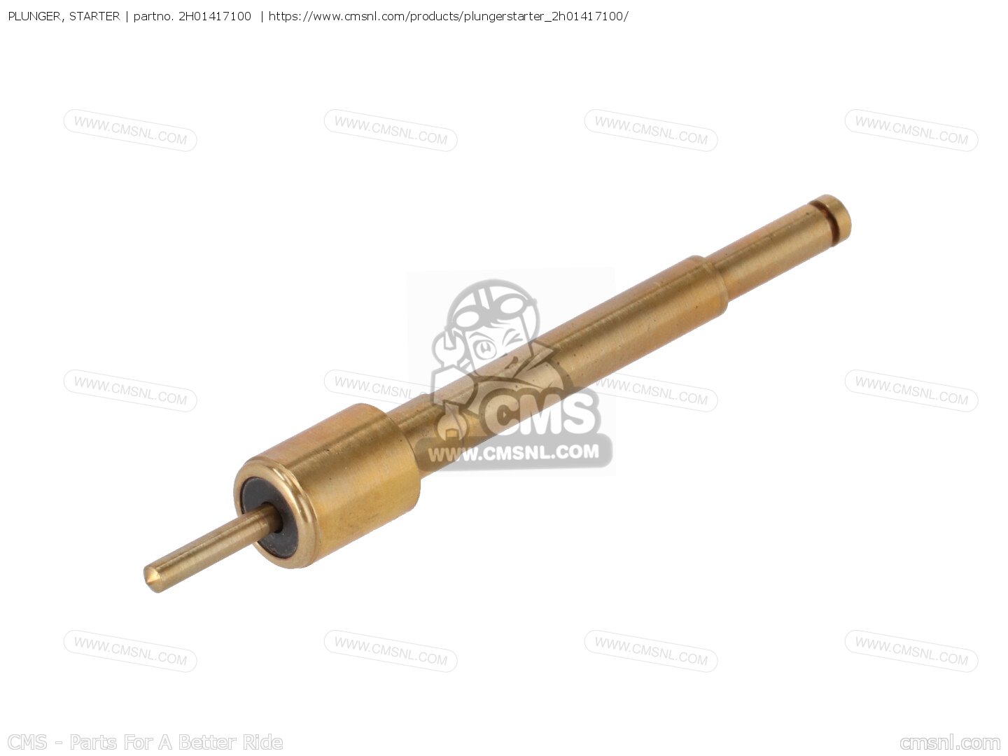 2H01417100: PLUNGER, STARTER Yamaha - buy the 2H0-14171-00-00 at CMSNL