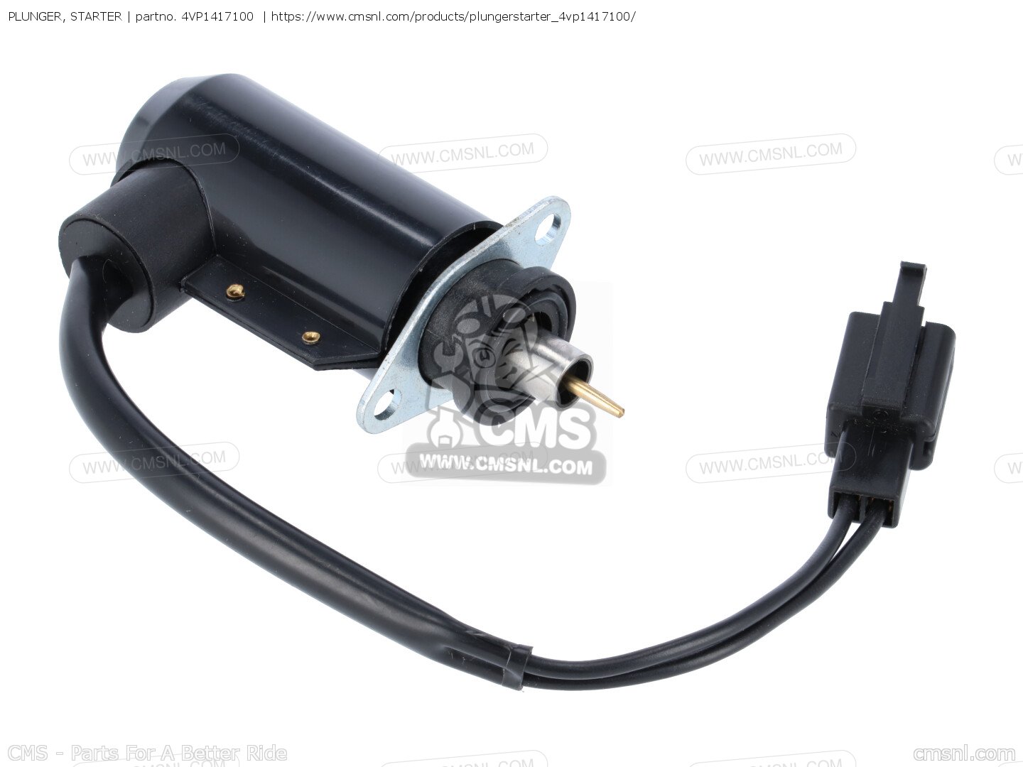4VP1417100: PLUNGER, STARTER Yamaha - buy the 4VP-14171-00-00 at CMSNL