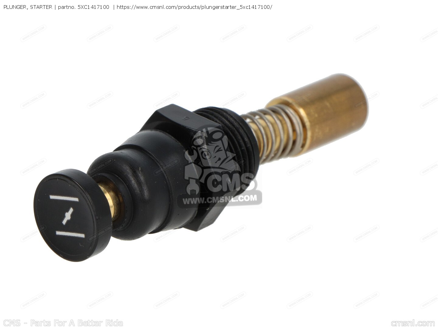 5XC1417100: PLUNGER, STARTER Yamaha - buy the 5XC-14171-00-00 at CMSNL