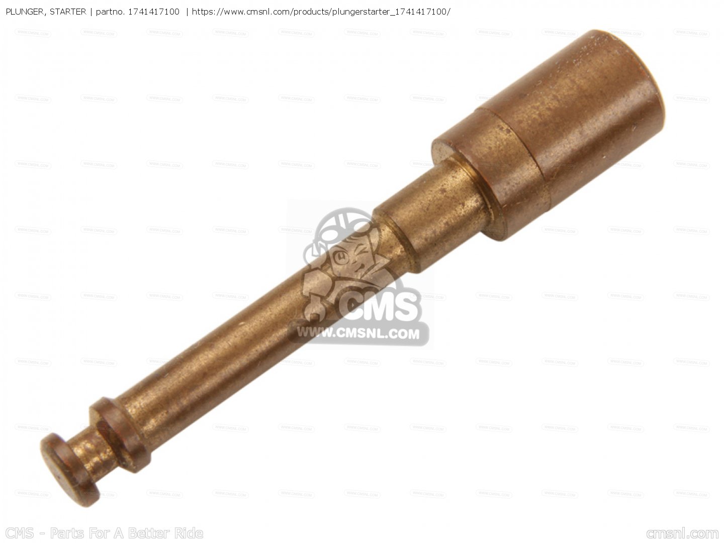 1741417100: Plunger, Starter Yamaha - buy the 174-14171-00 at CMSNL