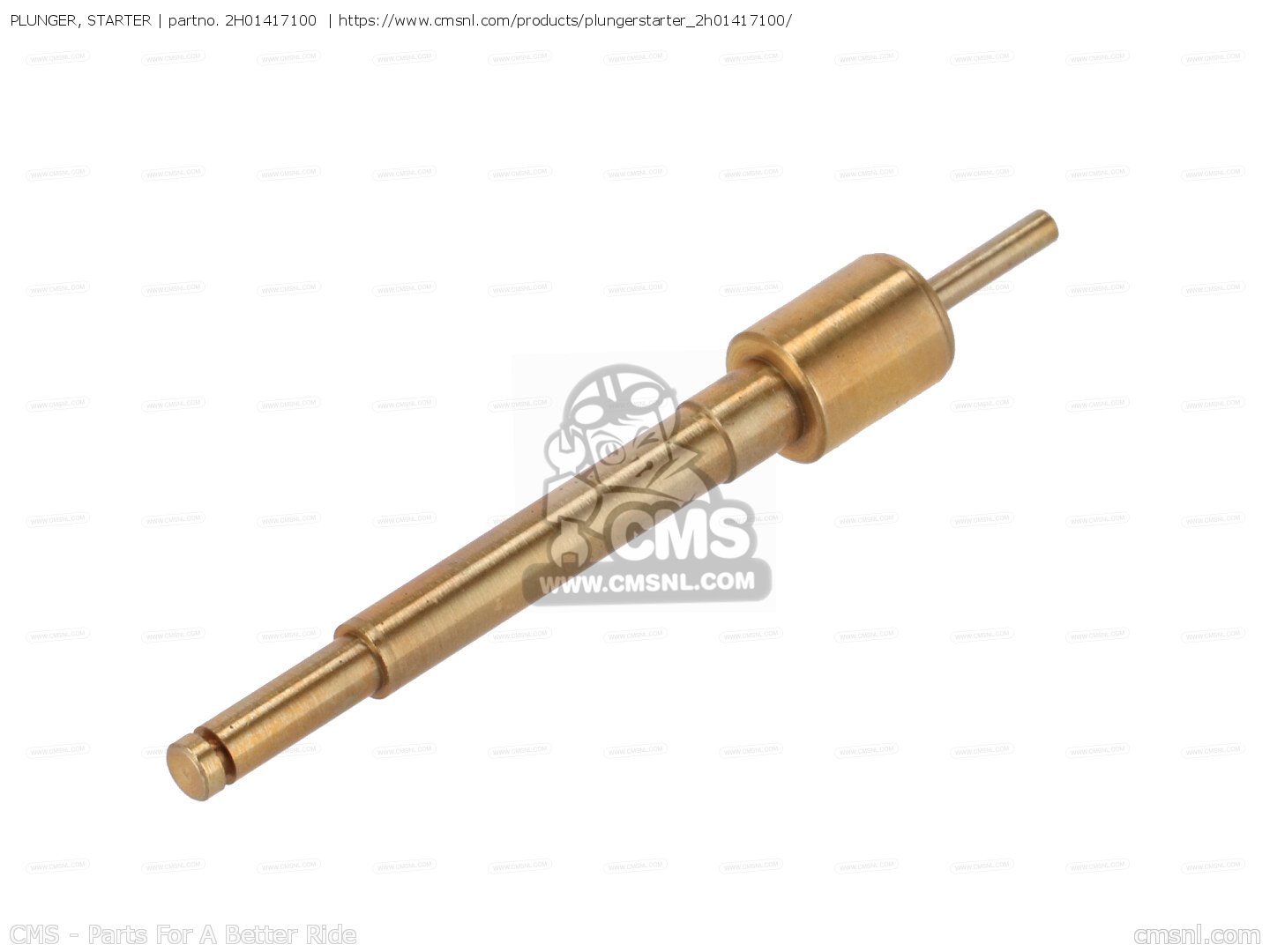 2H01417100: Plunger, Starter Yamaha - buy the 2H0-14171-00 at CMSNL