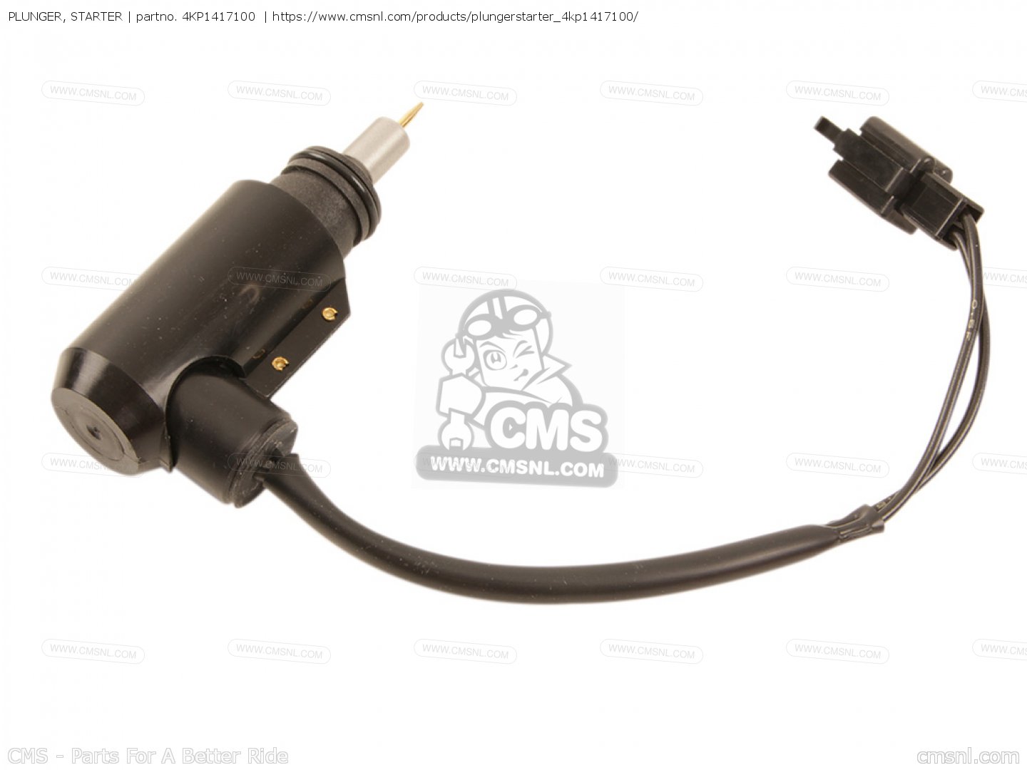 4KP1417100: Plunger, Starter Yamaha - buy the 4KP-14171-00 at CMSNL