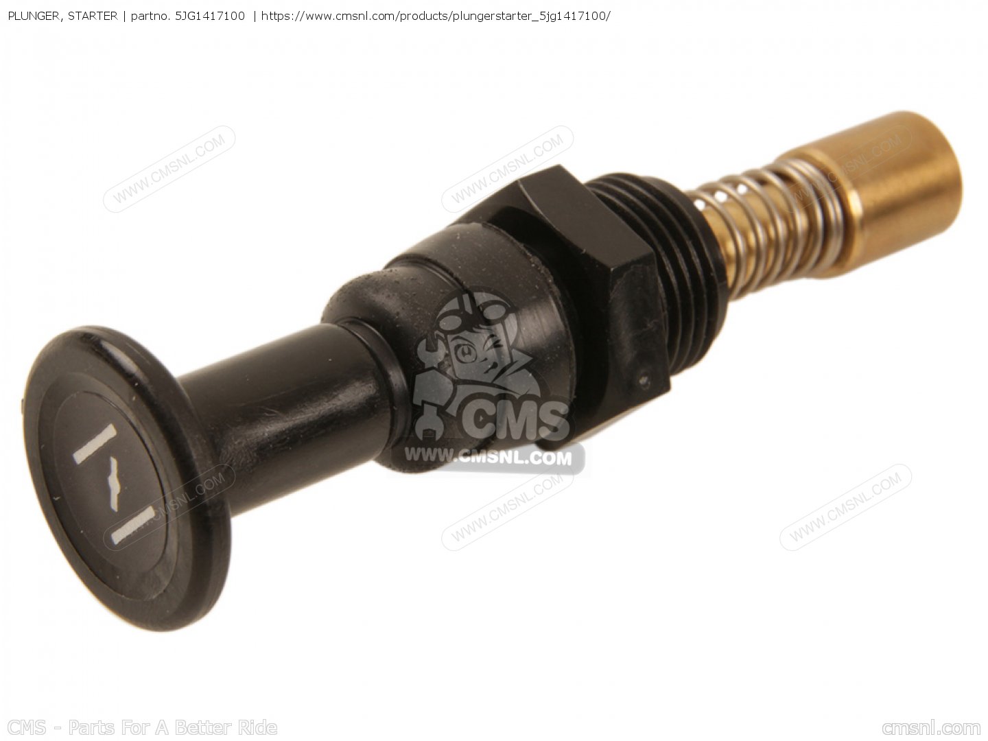 5JG1417100: Plunger, Starter Yamaha - buy the 5JG-14171-00 at CMSNL