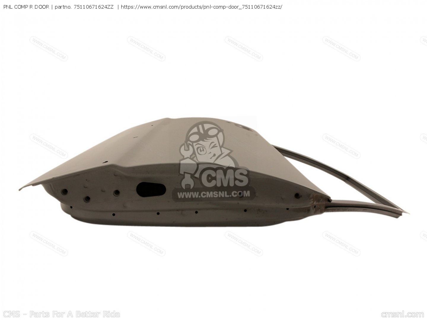 75110671624ZZ: Pnl Comp R Door Honda - buy the 75110-671-624ZZ at CMSNL