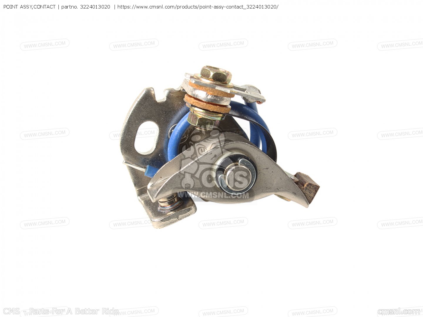 3224013020: POINT ASSY,CONTACT Suzuki - buy the 32240-13020 at CMSNL