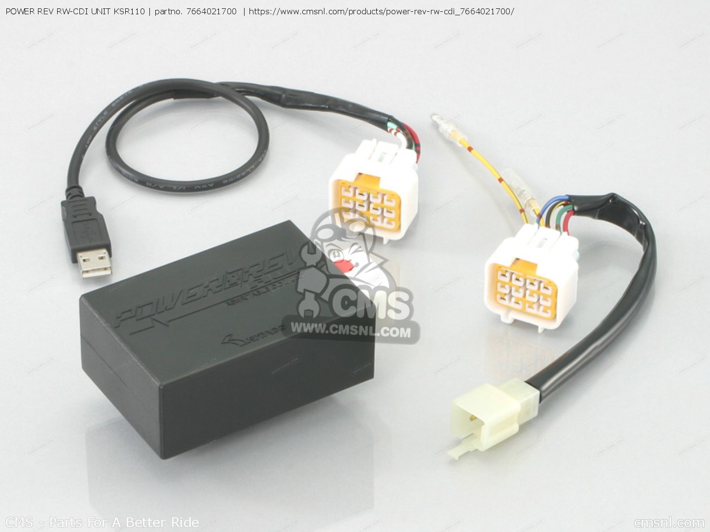 7664021700: POWER REV RW-CDI UNIT KSR110 Kitaco - buy the 766-4021700 at CMSNL