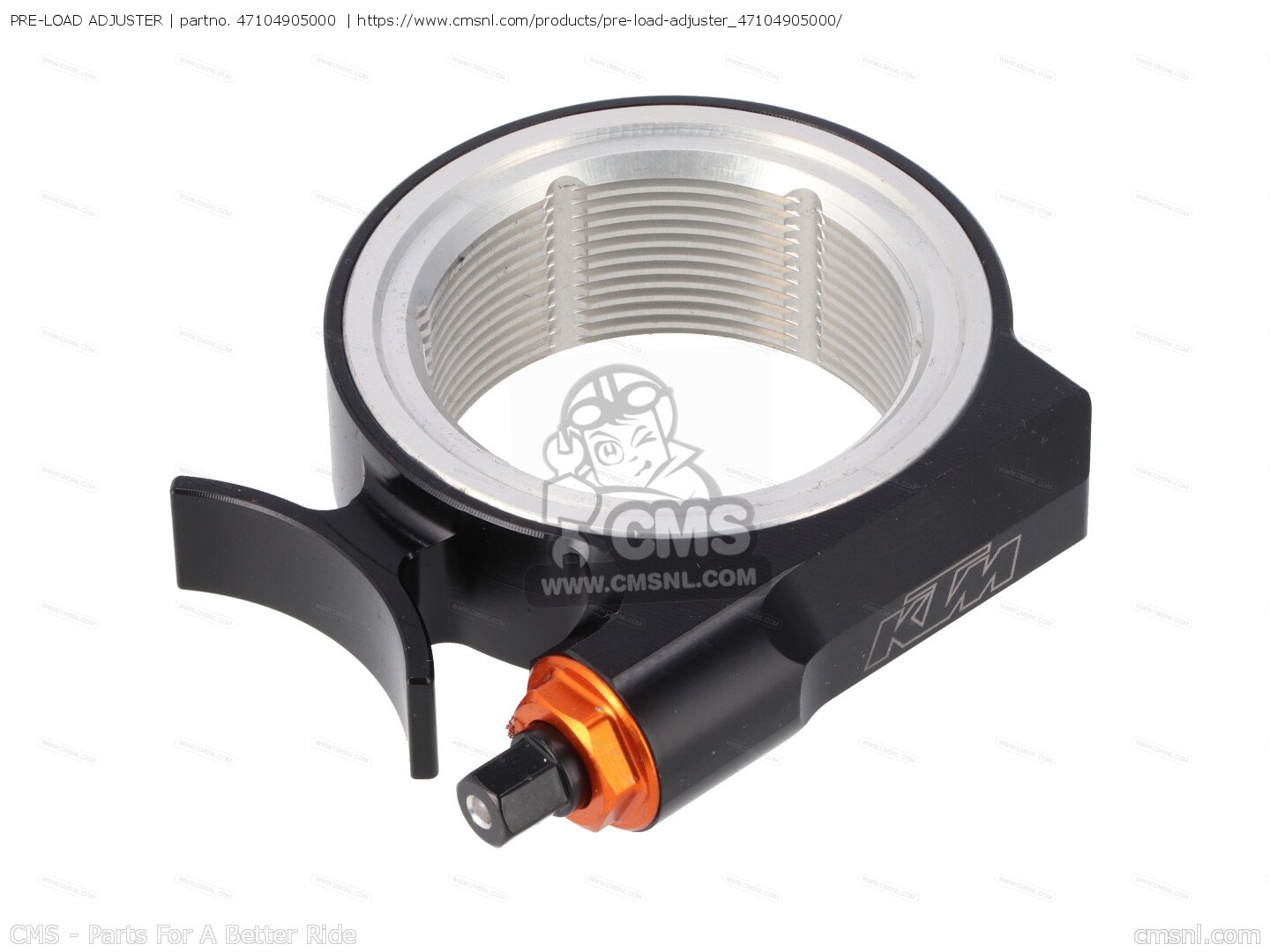 47104905000: PRE-LOAD ADJUSTER KTM - buy the 47104905000 at CMSNL